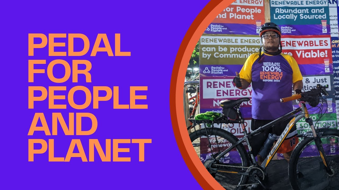 Pedal for People and Planet - Bike Ride para sa Kalikasan - YouTube