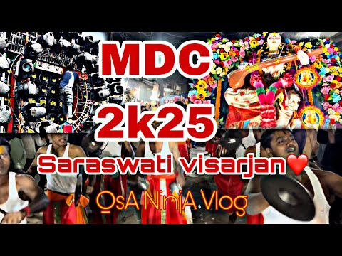 Saraswati visarjan 2025 | QsA Ninja | new vlog | meghdhoot club visarjan❤️