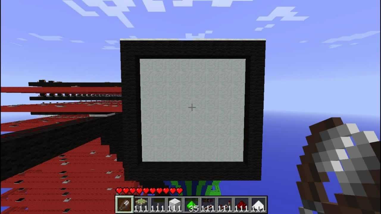 Minecraft - Single Piston Pixel Display [Part1] - YouTube