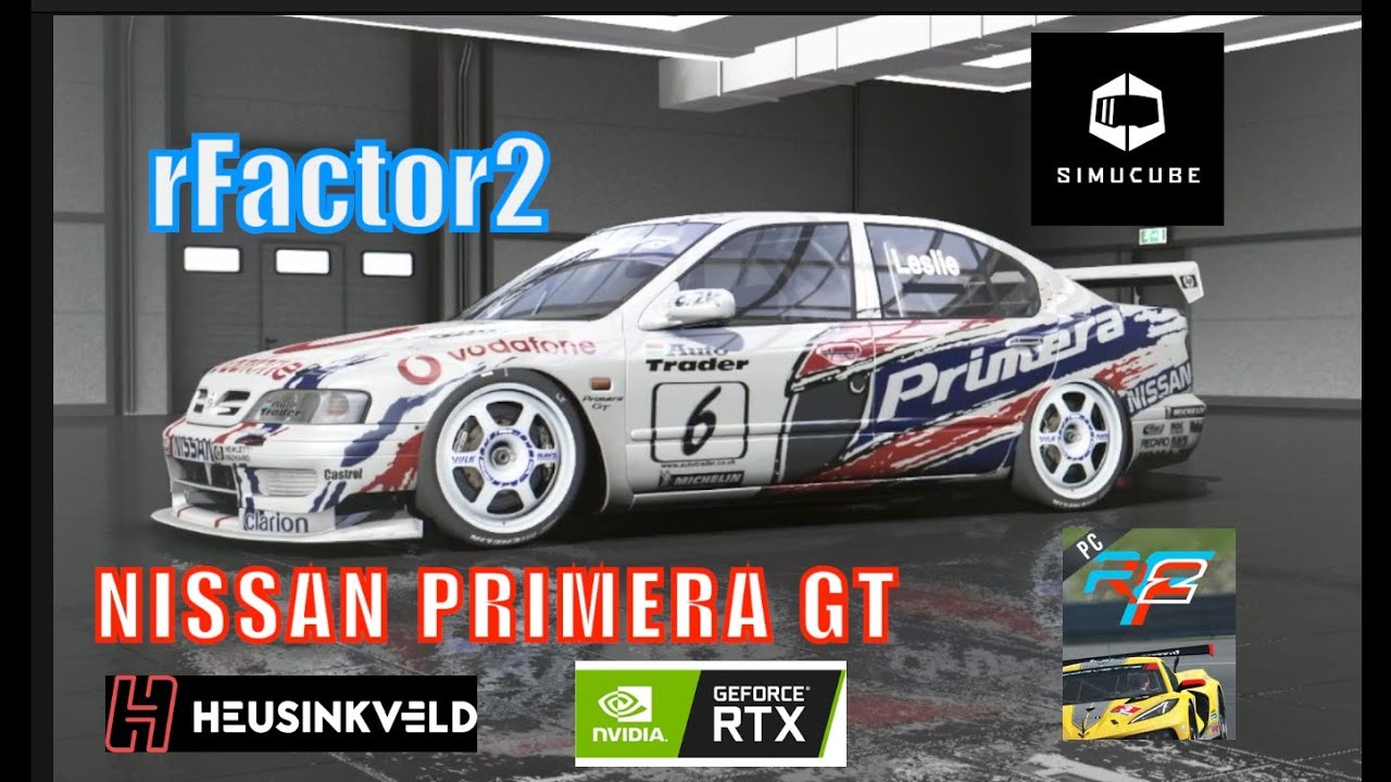 rFactor2 NISSAN PRIMERA GT - YouTube