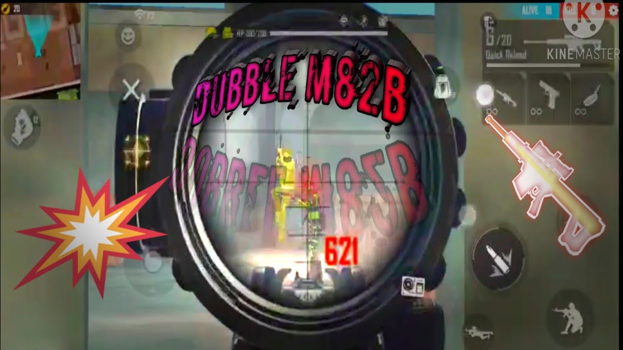 M82B FREE FIRE // M82B GUN // M82B FREE FIRE GAMEPLAY // M82B CHALLENGE ...