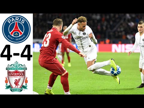 When Neymar Destroyed Liverpool | PSG 4-4 Liverpool | UEFA Champions League 2018 - Full HD Match
