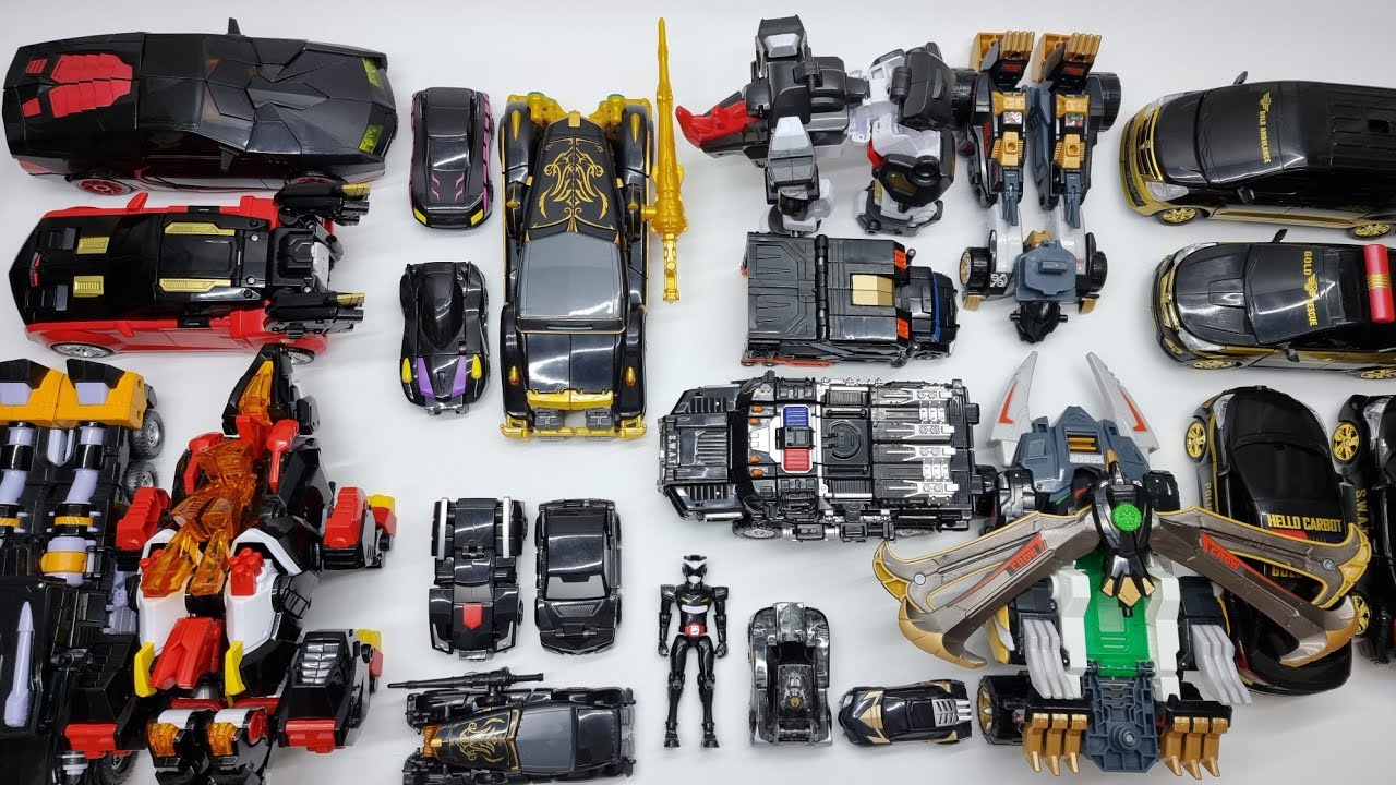 BLACK Car Robot Transform Tobot Hello Carbot miniforce robot car toys ...