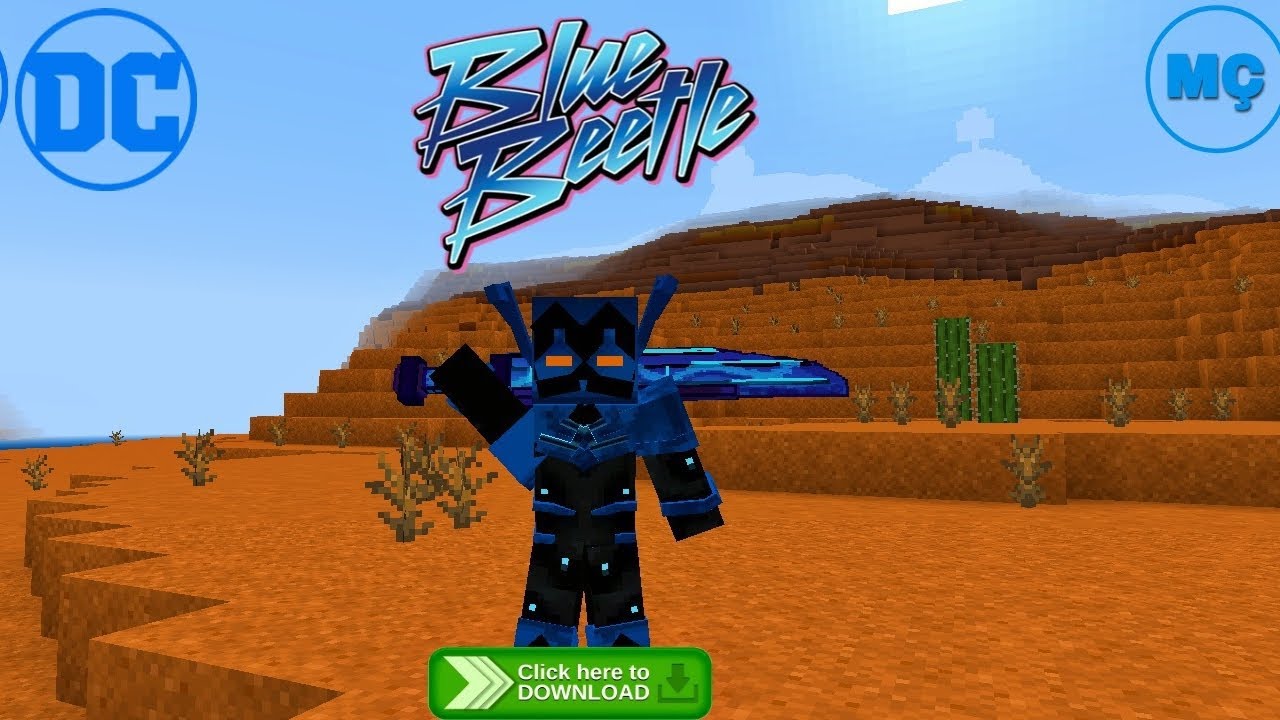 Blue Beetle Addon for Minecraftpe|Mç Verse - YouTube