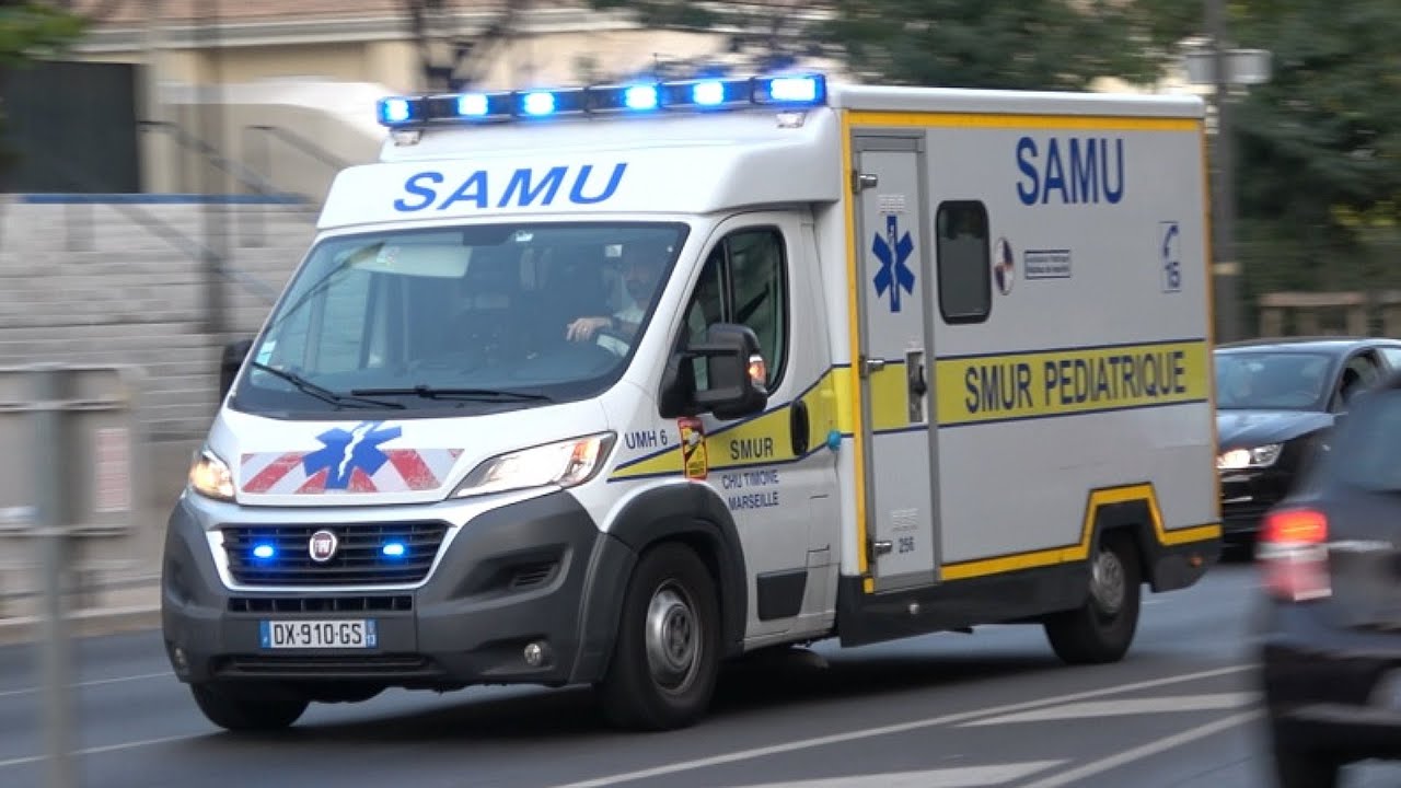 SAMU 13 SMUR Pediatrique de Marseille UMH-6 en urgence // Marseille ALS ...