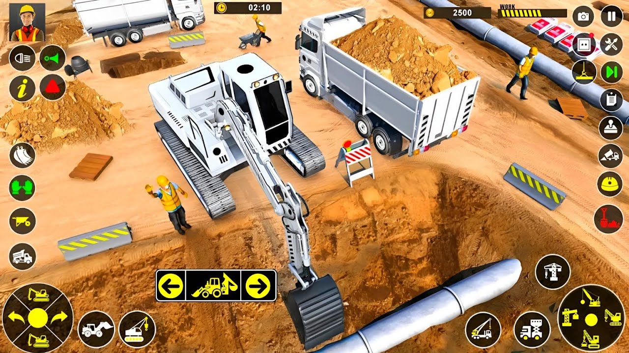 Highway Road Construction Game - Ultimate Construction Simulator - YouTube