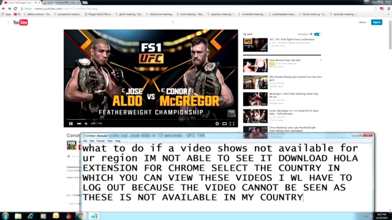 FIX VIDEO NOT AVAILABLE IN REGION - YouTube