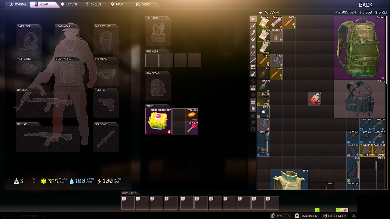 Escape from Tarkov Inventory glitch - YouTube