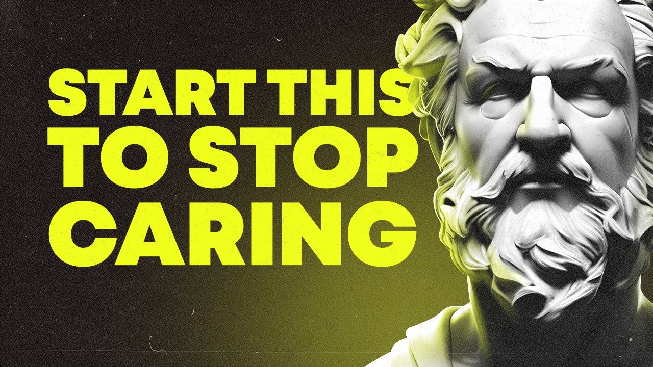 How TO STOP CARING and LETTING GO | Mastering the Art of Detachment ...