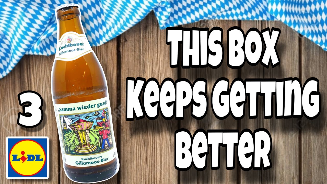 TERRIFIC - Kuchelbaur GILLAMOOS BIER - LIDL OKTOBERFEST Box - YouTube