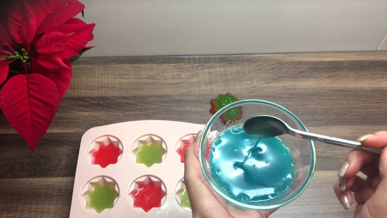 DIY bunte Dusch Jellys herstellen, Geschenkidee für Weihnachten ...