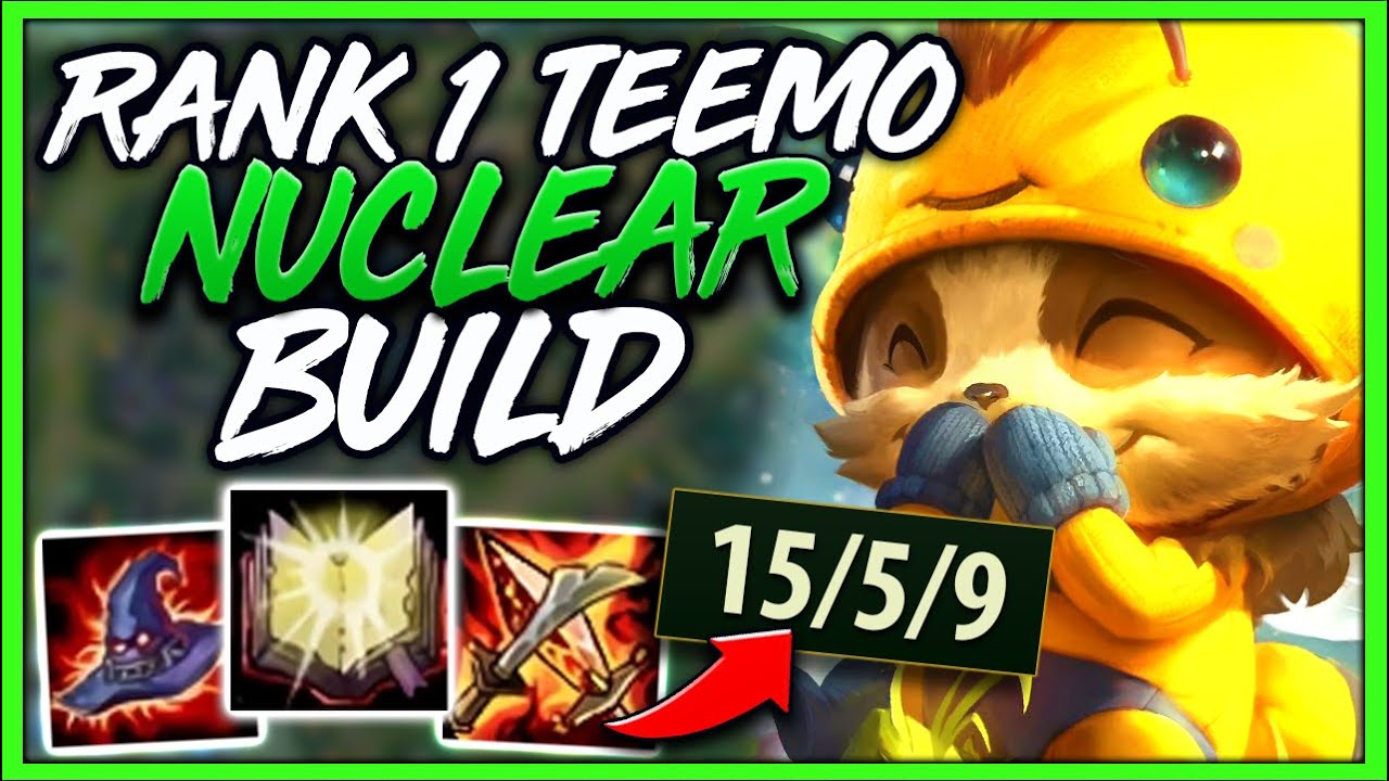 *HUGE DAMAGE* THIS TEEMO BUILD WILL ABSOLUTELY ONE-SHOT EVERYBODY ...