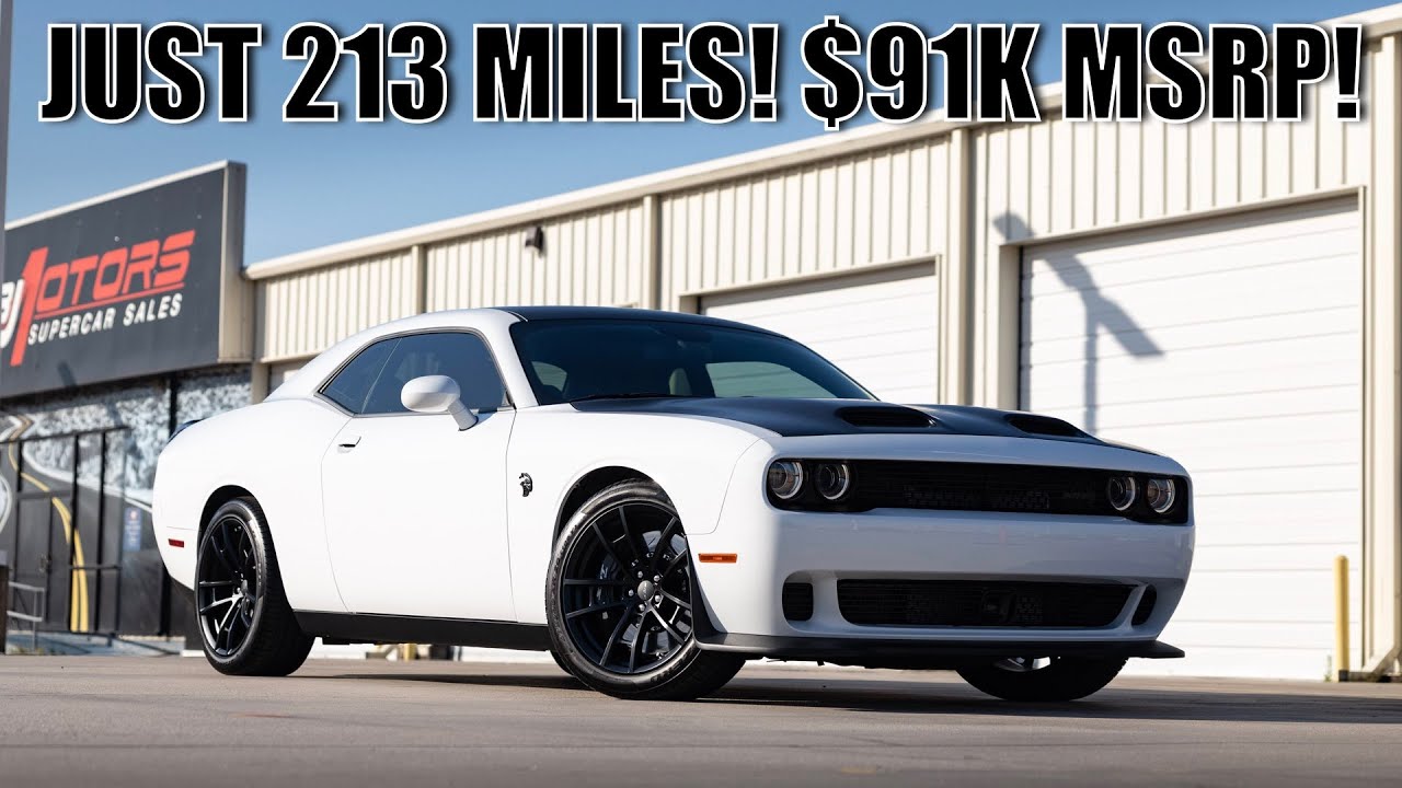 2023 Dodge Challenger SRT Hellcat Jailbreak with 213 miles - YouTube