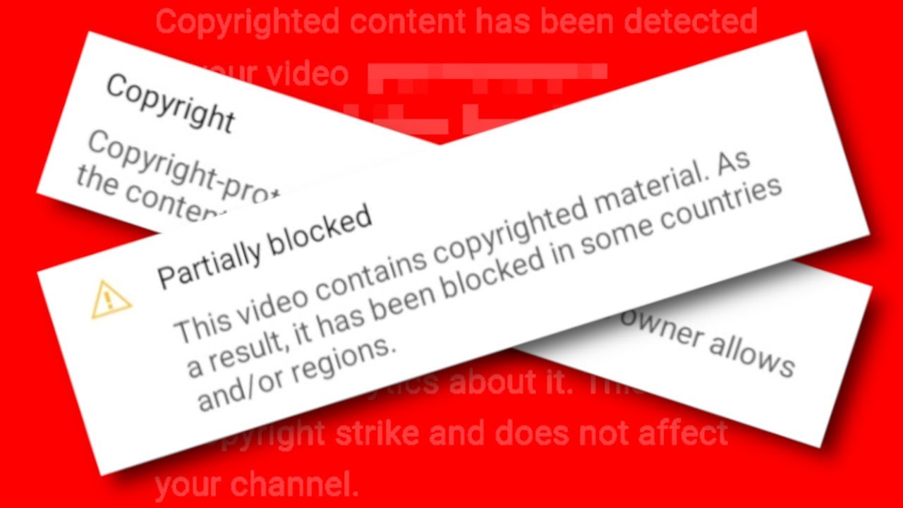 Copyright Warnings On YouTube. It's Annoying. - YouTube