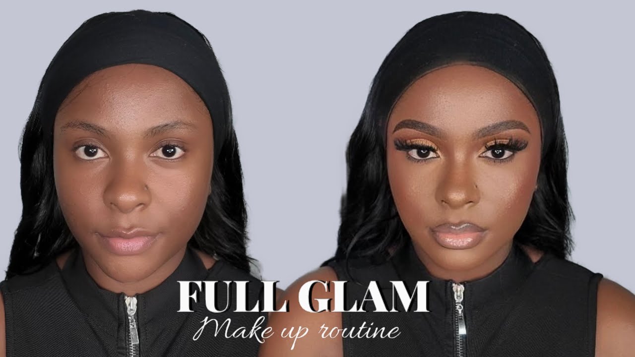 FULL GLAM MAKEUP TRANSFORMATION *BEGINNER FRIENDLY* - YouTube
