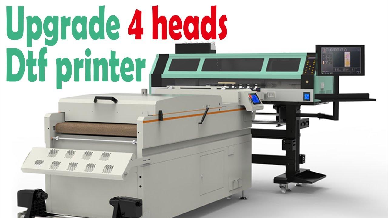 Dooyion DTF 60cm three or Four i3200 heads printer with hoson board - YouTube