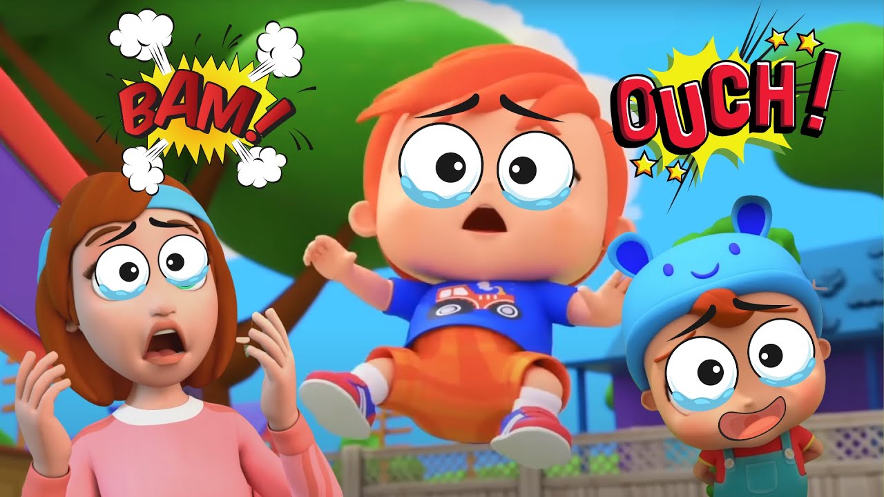 Ouch! little angel brother Got A Boo Boo! 2 | Boo Boo Song | Fun ...