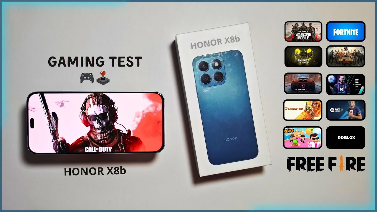 HONOR X8b Gaming Test - YouTube