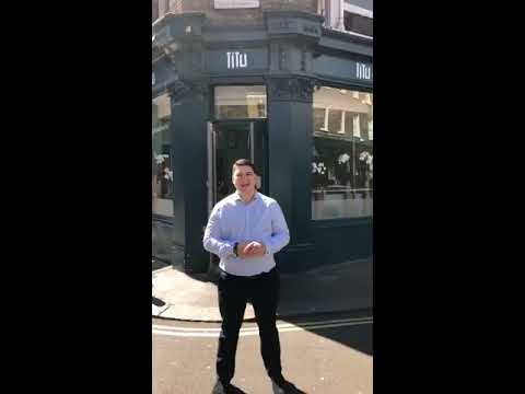 Chef Jeff Tyler live tour of new Mayfair restaurant, Titu - YouTube