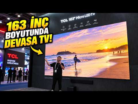 TCL IFA'da şov yaptı! Yapay zekalı teknolojiler ve devasa TV'ler!