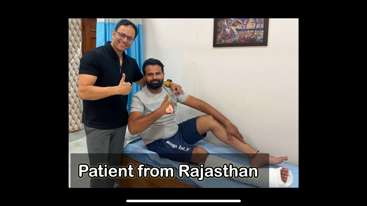 Foot Drop paralytic EquinoVarus Deformity correction - YouTube