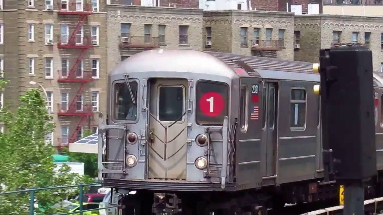 MTA New York City Subway: South Ferry-bound R62A 1 Train at the 207 ...
