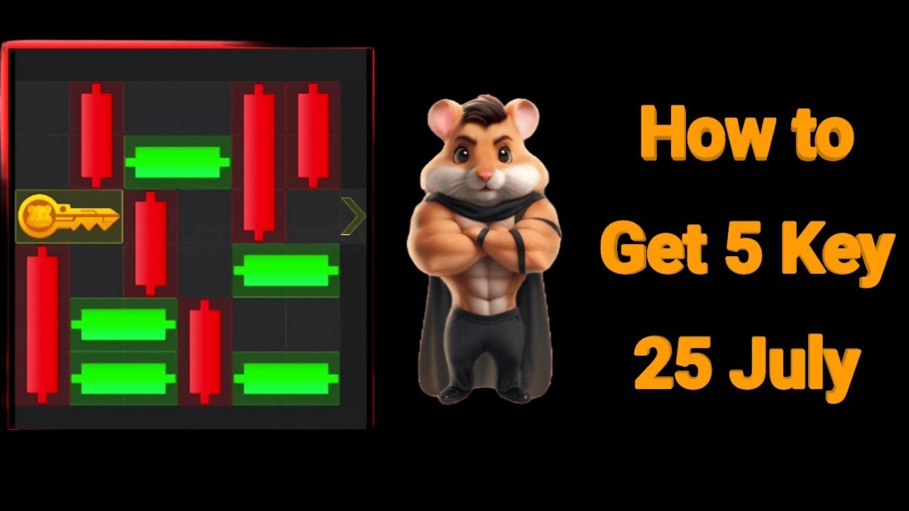 Hamster kombat 25 july key 100 solve | Easy way to solve mini game key ...