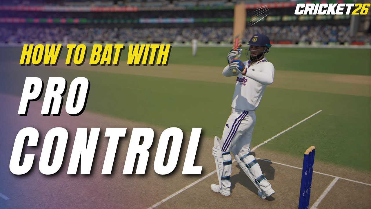 Cricket 26 Tutorial : Pro Control Batting (Basics) - YouTube
