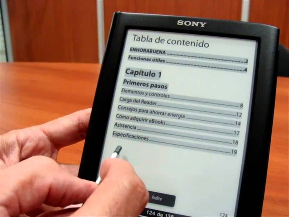 Sony PRS-650 - Lector de libros electrónico (TodoUMPC) - YouTube