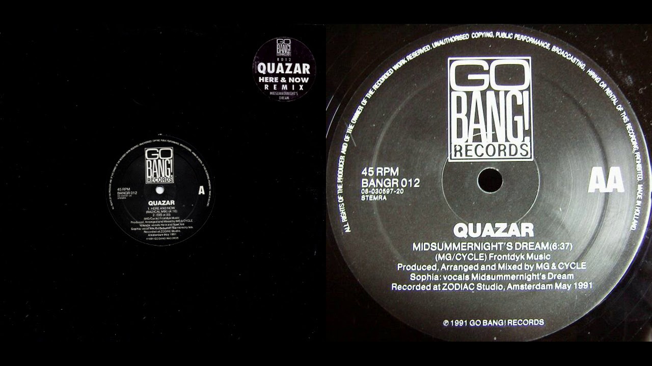 Quazar - Midsummernight's Dream (Original Mix) (1991) - YouTube