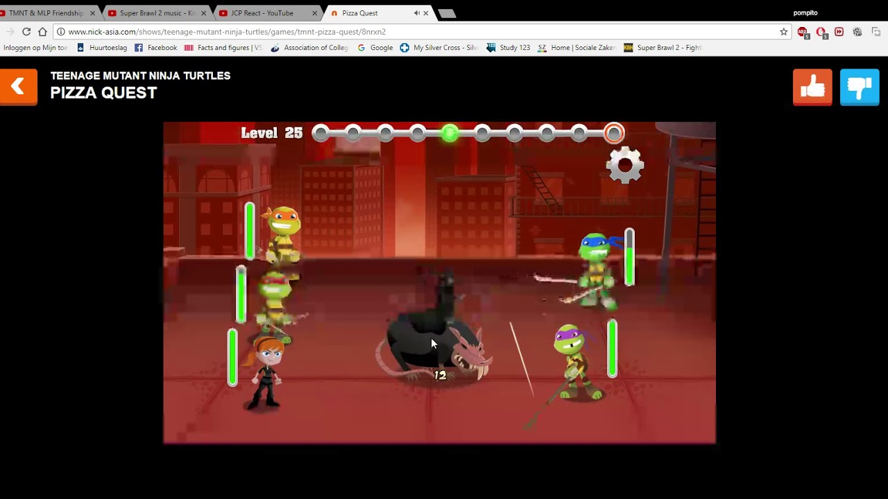 TMNT: Pizza Quest 2# Captain Mozar at Rooftop! - YouTube