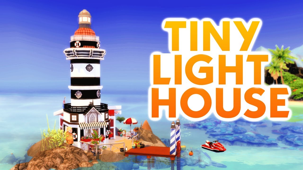 TINY LIGHTHOUSE | Sims 4 Speed Build - YouTube