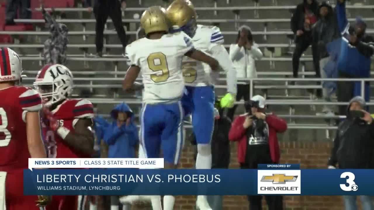 Phoebus defeats Liberty Christian 22-14 to win first state title since ...
