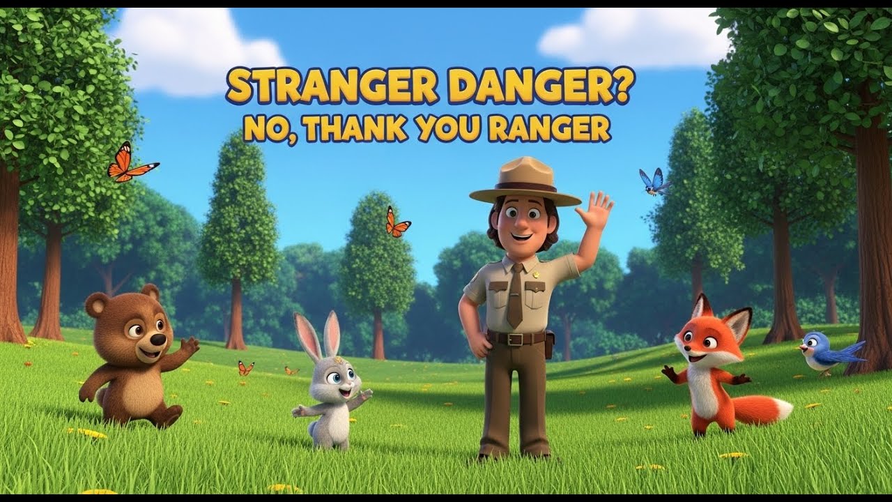 “Stranger Danger? No, Thank You Ranger! 🦺 | Fun Safety Song for Kids ...