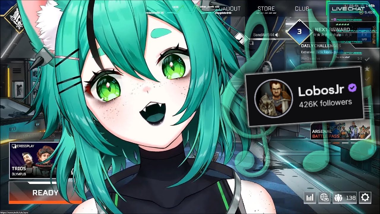 Momo sings/improvises a raid song for LobosJr - YouTube