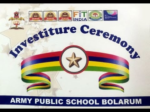 Investiture Ceremony, Army Public School Bolarum - YouTube