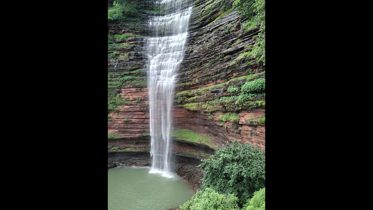 Nidan fall jabalpur, view from top - YouTube