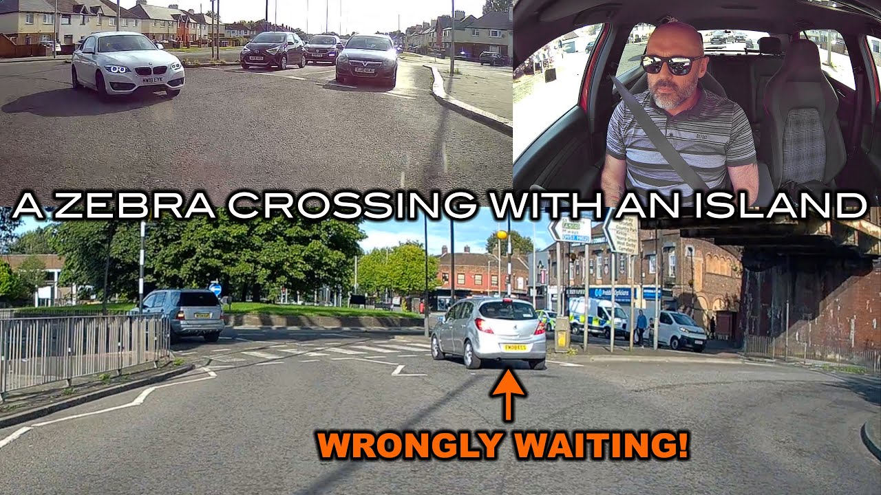 Learning Point 418 | A Zebra Crossing With A Central Island - YouTube