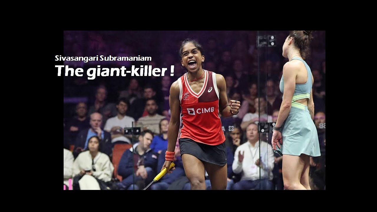 Tribute to Sivasangari Subramaniam en-route to winning 2024 Squash ...