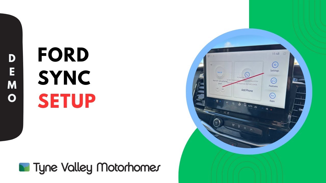 How to use the 2025 model Ford Transit Sync Head Unit #demo - YouTube