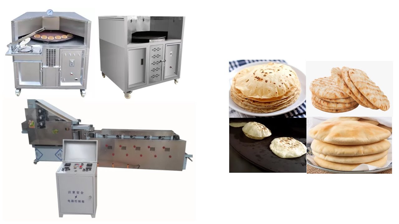 RM Automatic Arabic flat naan pita bread bake roti oven,best chapati ...