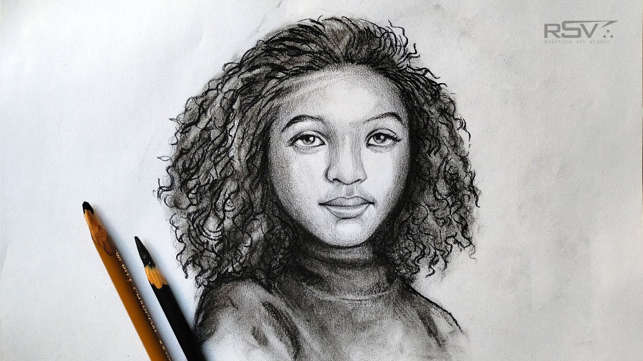 How to draw teenage girl face | cute girl pencil drawing | step by step ...