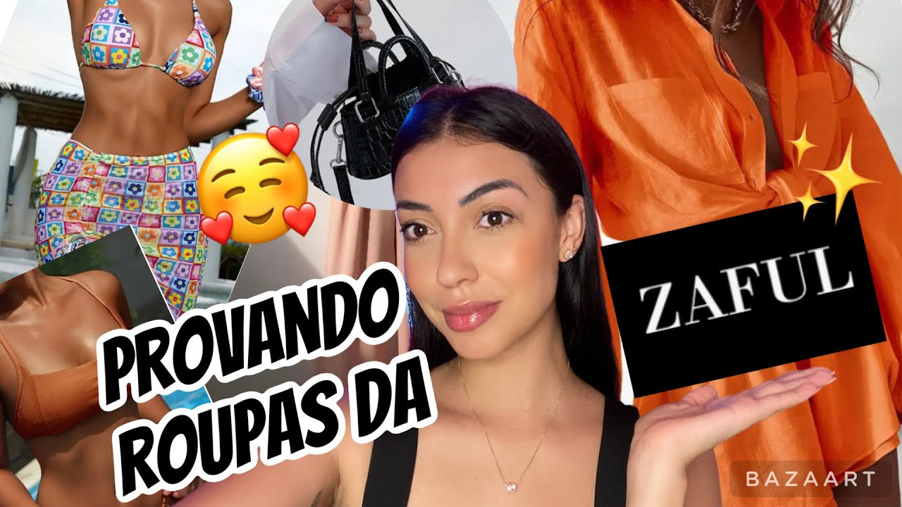 Provando roupas da zaful/biquínis/vestidos/conjuntos/ Macacão - YouTube