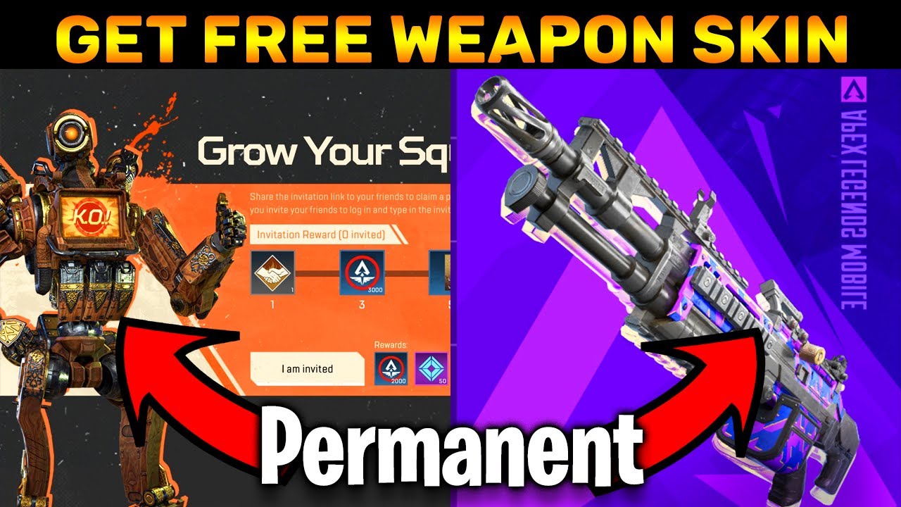 Get Permanent Pathfinder & Weapon Skin For Free || Rising Rank + Grow ...