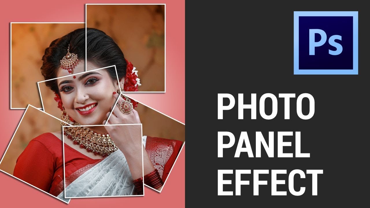 Adobe Photoshop Tutorial - Photo Panel Effect - YouTube