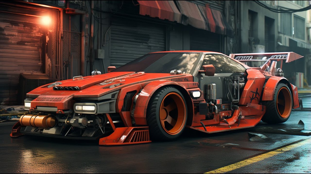 Tuning Car in Akira Style - YouTube