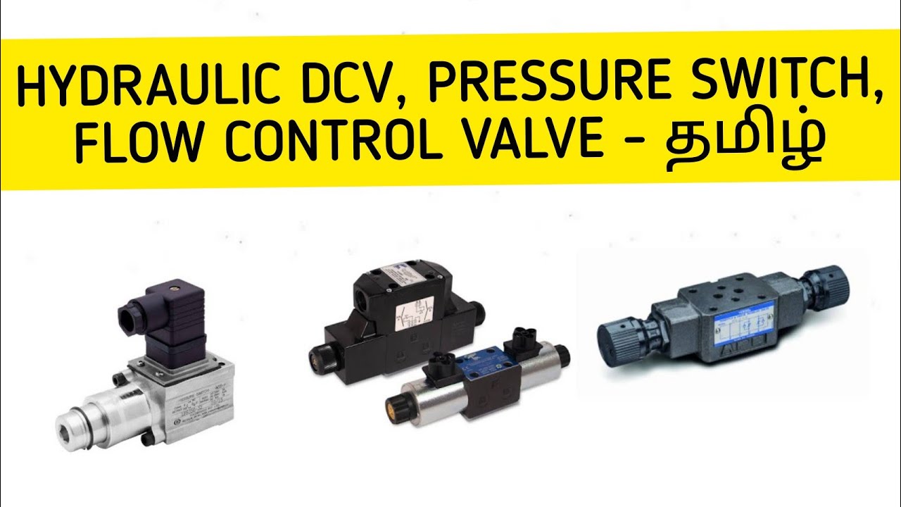 HYDRAULIC DCV, PRESSURE SWITCH,FLOW CONTROL VALVE - YouTube