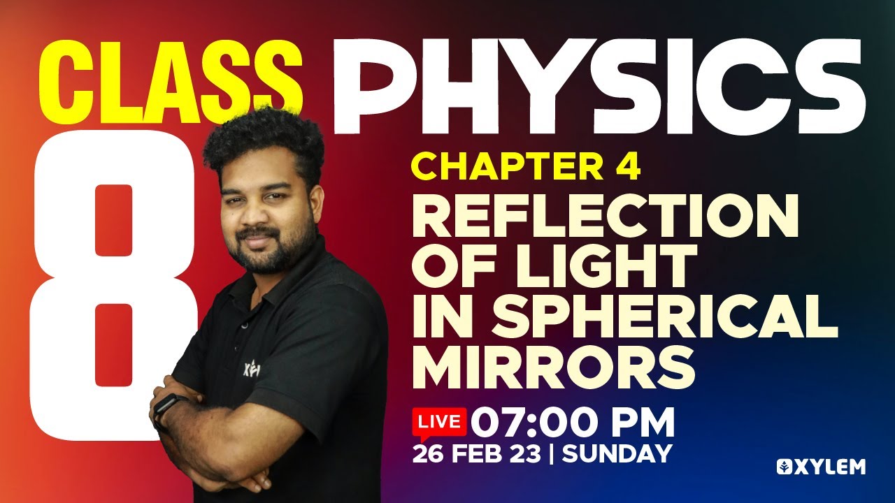 Class 8 Physics - Chapter 4 | Reflection of Light in Spherical Mirrors ...