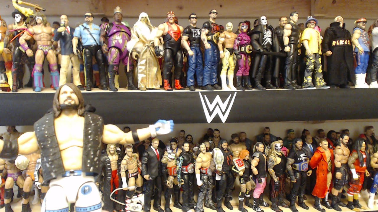 I upgraded my WWE figure shelves! - YouTube