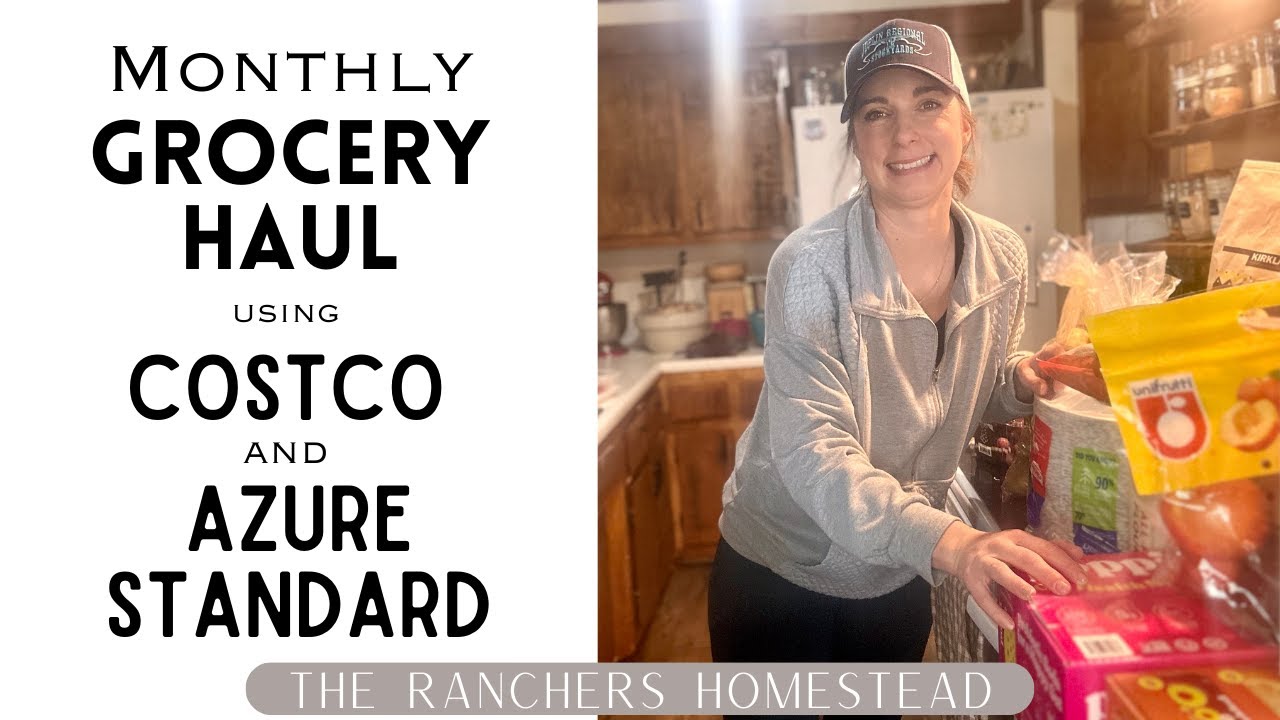 How I Shop ONE Month at a Time - Costco & Azure Haul - YouTube